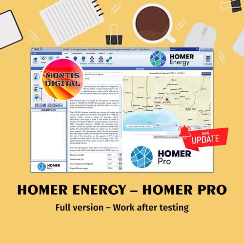 Jual DVD Homer Pro 2024 v3.18.3 Full Microgrid Energy Homer Grid Full ...