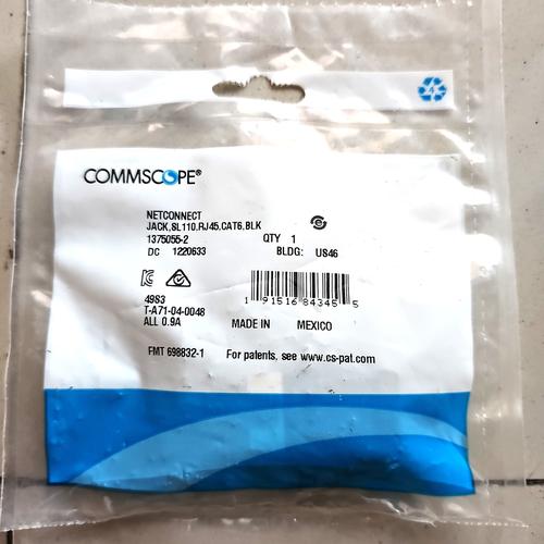 Jual modular Jack RJ45 cat6 Black COMMSCOPE ORIGINAL - Kota Bogor ...