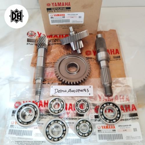 Jual GIGI RASIO GARDAN SET 2PH PLUS BEARING SET KOMPLIT YAMAHA MIO M3 ...