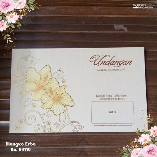 Jual Cetak Undangan Blangko Erba - Kode 88110 *Minimal Pemesanan 300 ...