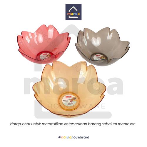 Jual Piring Mangkuk Plastik Makan Saji Buah Hias Serbaguna Bulat ...