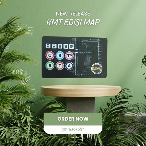 Jual KMT Multi Trip KRL Commuter Line Jabodetabek Jogja Solo edisi Map ...