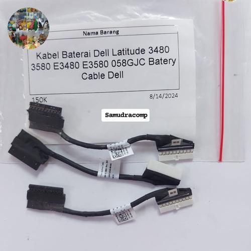 Jual Kabel Baterai Dell Latitude 3480 3580 E3480 E3580 058GJC Batery ...