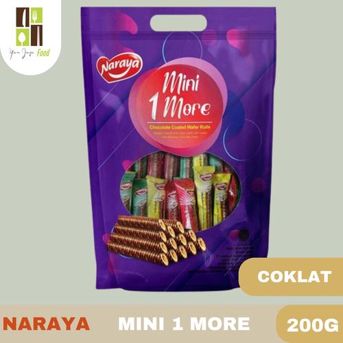 Jual Naraya Mini 1 More / Choco Coate Wafer Roll / Snack Roll / Coklat ...