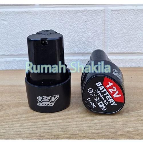 Jual BATERAI 12V 1500MAH BATRE BATTERY BOR CORDLESS 12VOLT UNIVERSAL ...