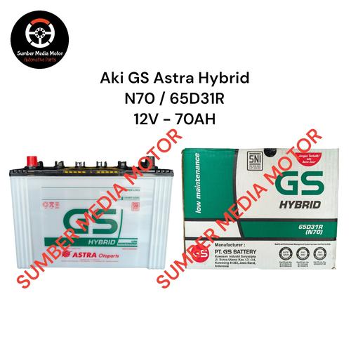 Jual Aki Accu Basah Mobil GS Hybrid Astra N70 65D31R 12V-70AH Original - Kota Tangerang - Sumber ...