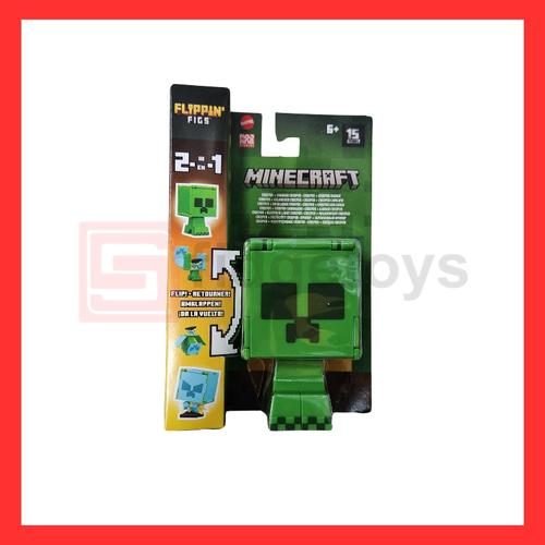 Jual Mattel Minecraft Flippin’ Figs Figures Collection with 2-in-1 ...