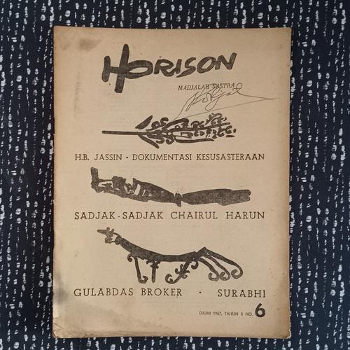 Jual HORISON Madjalah Sastra Edisi No. 6, Djuni 1967, Tahun ke-II ...