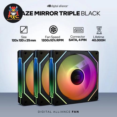 Jual Fan Casing Digital Alliance Mirror KAZE TRIPLE - ARGB Fan Casing ...