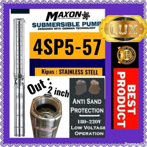 Jual Pompa satelit MAXON 7.5Hp 3Phase 5.5kw 4SP5-57 casing pipa 4 ...