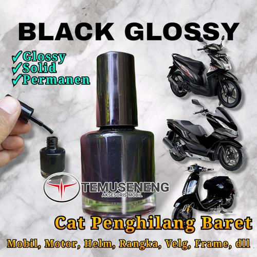 Jual Cat Black Glossy Solid Hitam Solid Glossy Mengkilat Penghilang ...