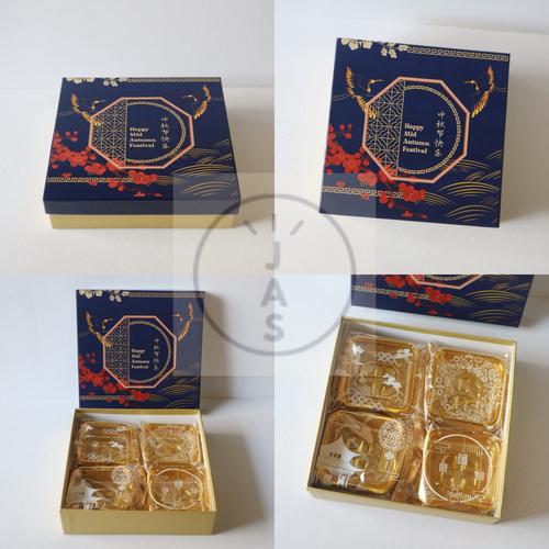 Jual JASBOX - Hardbox mooncake 20x20x5 cm / box kue mooncake / kotak ...