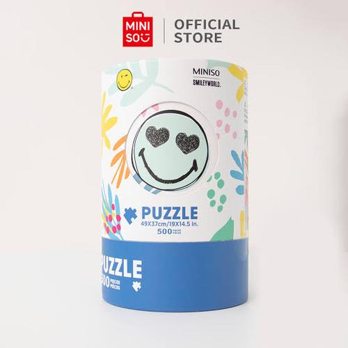 Jual Puzzle Cantik - Miniso SmileyWorld Collection 500-Piece Smiley ...