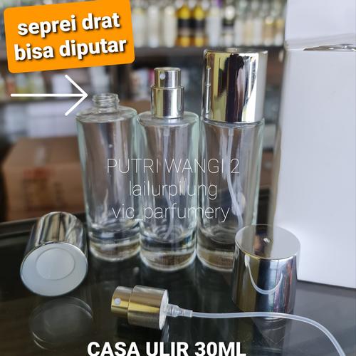 Jual BOTOL PARFUM CASA PUTIH ULIR 30ML - 35 ml BOTOL KOSONG - Kota ...