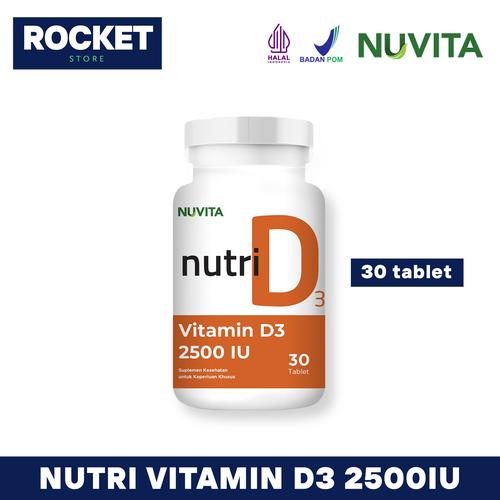 Jual NUVITA Nutri Vitamin D3 2500 IU 30 tablet - Suplemen Kesehatan ...