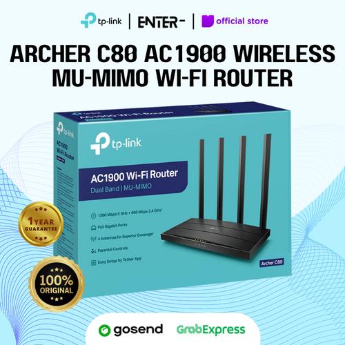 Jual Tp-link Archer C80 New AC1900 Wireless MU-MIMO Wi-Fi Router - Kota Batam - enter- | Tokopedia