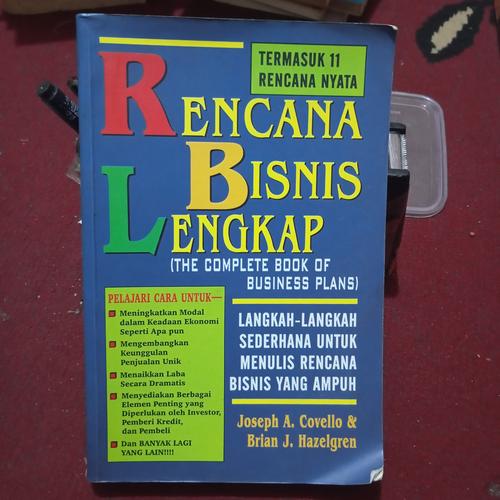 Jual Rencana Bisnis Lengkap Langkah - langkah sederhana untuk menulis ...