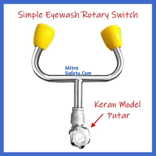 Jual Simple Eye Wash / Kran Eyewash Pencuci Mata / Keran - Keran Putar ...
