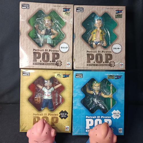 Jual one piece excellent model mild set 4 luffy zoro ussop franky child ...
