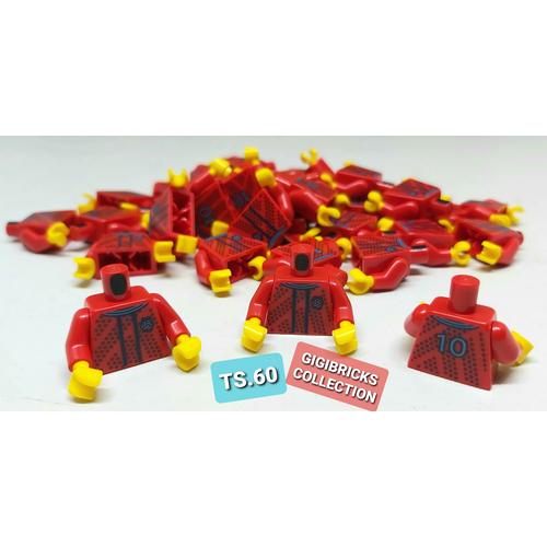 Jual Lego Part Original TS.60 973pb5247c01 Red Torso Soccer Uniform ...