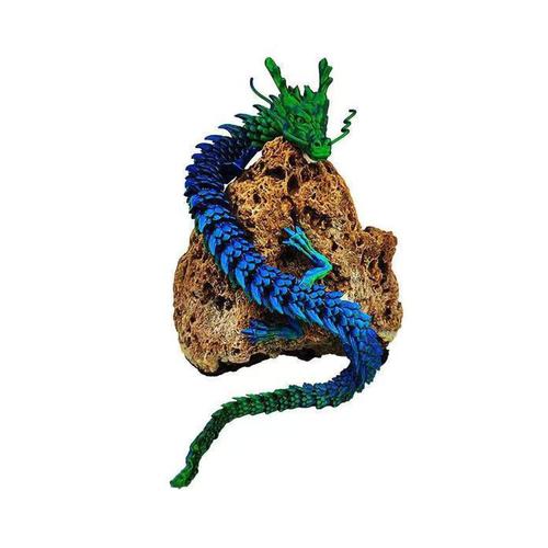 Promo 3D printed Chinese Dragon Naga Fleksibel Artikulasi Mainan Toy ...