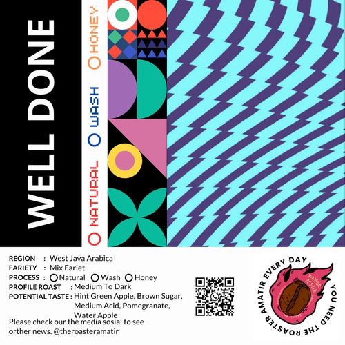 Promo WELL DONE NATURAL FULL FINE ESPRESSO FULL ARABICA BY ROASTER ...