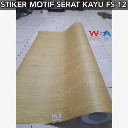 Promo stiker / sticker motif kayu pvc sheet sticker pelapis furniture ...