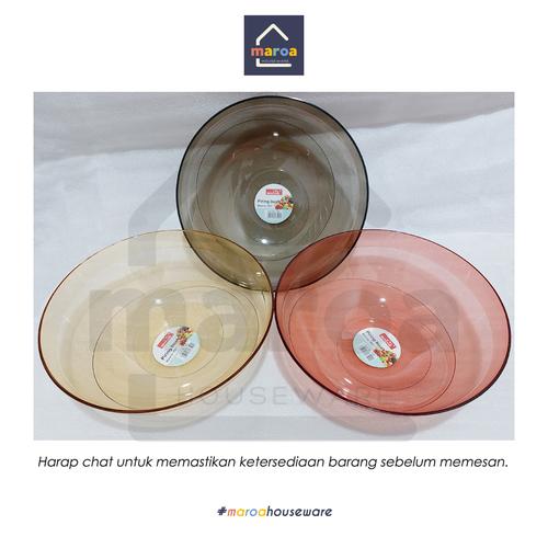 Jual Piring Mangkuk Plastik Makan Saji Buah Hias Serbaguna Bulat ...