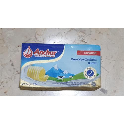 Jual Anchor Butter Salted dan Unsalted Kemasan 200Gr - Unsalted - Kota ...