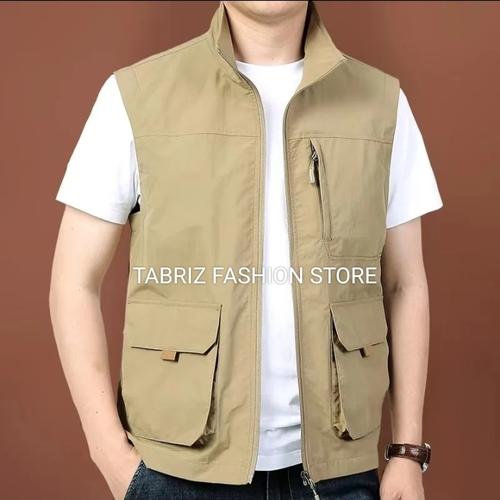 Jual ROMPI PRIA OUTDOOR Terlaris/ Jaket rompi pria / jaket rompi casual ...