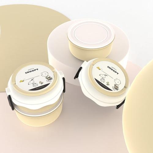 Jual Kotak Makan Snoopy Berlapis Ganda - Miniso Snoopy Collection Round ...