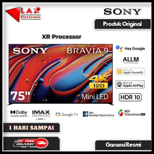 Jual SONY BRAVIA 9 XR90 75 inchi - 4K UHD HDR Mini LED GOOGLE TV 2024 with DOLBY VISION/ ATMOS ...