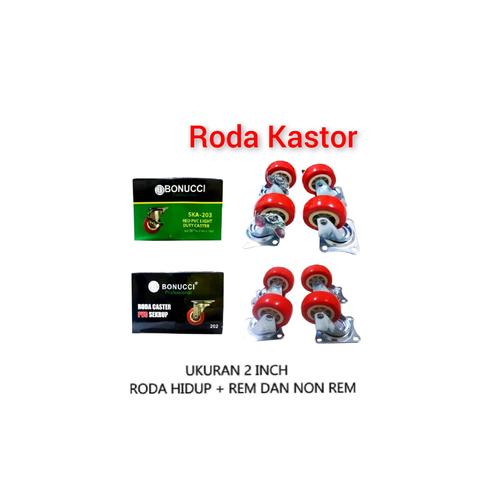 Jual Roda Kastor 2 " Inch Nylon Wheel Caster Etalase Troly Castor Nilon Pvc - Jakarta Pusat ...