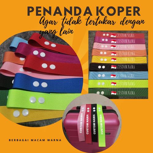 Jual penanda koper agar tidak tertukar cocok untuk Umroh Haji dan ...