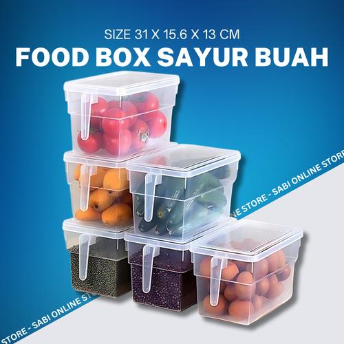 Jual Kotak Makanan Kontainer Kulkas Food Organizer Storage Box ...