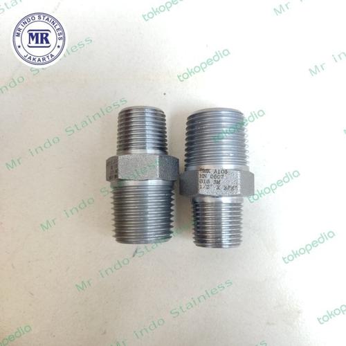 Jual Double Nepel Reducer Besi 1" x 3/4" Inch A105 Class 3000 Drat NPT ...
