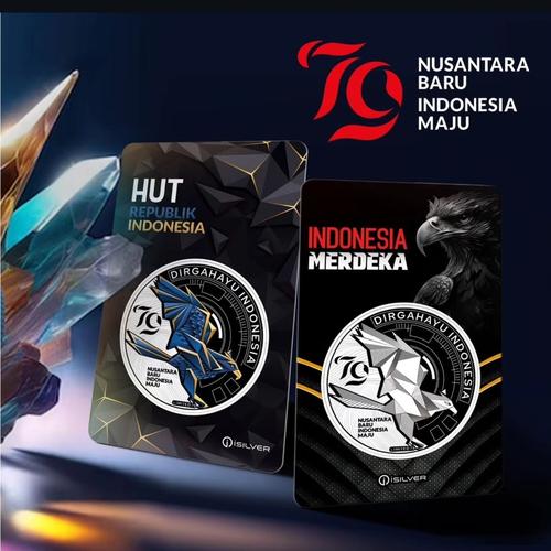 Jual isilver coin garuda 79 kemerdekaan koin perak 1oz x 2 - Kota ...