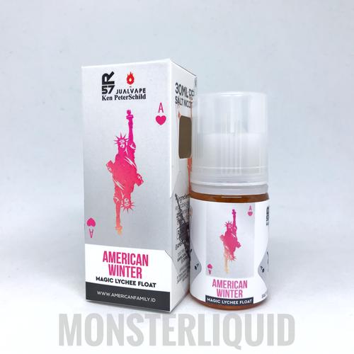 Jual [ SALT NIC ] AMERICAN WINTER MAGIC LYCHEE FLOAT BY R57 X JVP 24MG ...