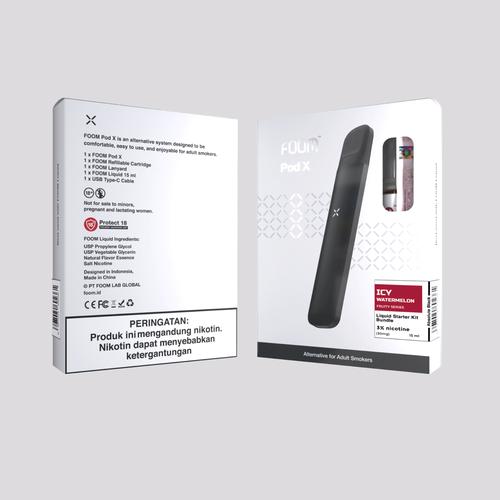 Jual FOOM X BUNDLING LIQUID ICY WATERMELON 15ML - Hitam, ICY WATERMELON ...