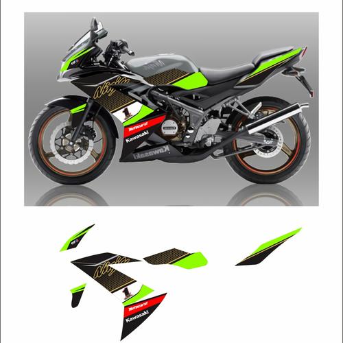 Jual striping custom semi decal ninja rr old SE - Kab. Bandung ...