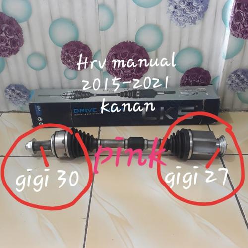 Jual Drive Shaft Cv Joint Assy As Tarik As Roda Depan Komplit Kanan Honda HRV MT Manual 2015 ...