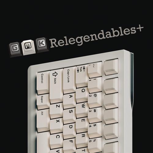 Promo GMK Relegendables – Mechanical Keyboard Keycaps - U9 Beige - Kab ...