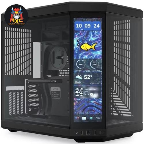 Jual Casing HYTE Y70 TOUCH INFINITE PITCH BLACK - Modern Aesthetic Dual ...