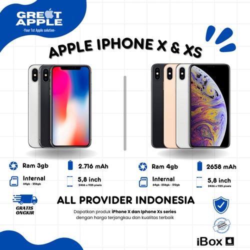 Jual Apple iPhone X | Xs 64gb 256gb Garansi Resmi Ibox-Inter - Fullset Like New - FULLSET IBOX ...