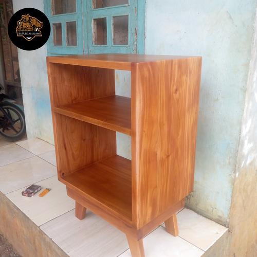 Jual Ling order rak vinyl piringan hitam kayu mahoni bisa custome ...