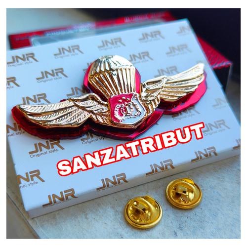 Jual Pin Wing Terjun Alas Mika Merah Pin - Kab. Bandung Barat ...