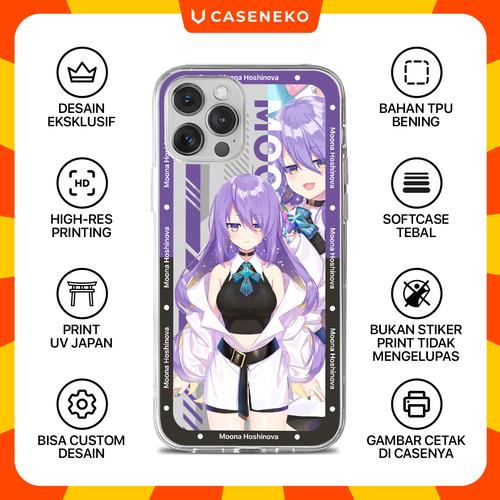 Jual Custom Case Moona Hoshinova Hololive Phone Casing bisa semua tipe ...