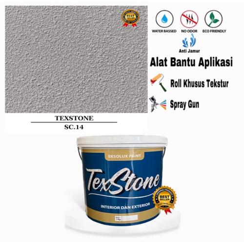 Jual Cat dinding Tekstur KAMPROT Tekstone kemasan pail (25Kg) Type SC (05) - SC 29, 1 kg - Kota ...