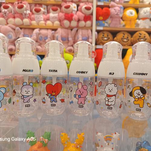 Promo Botol Semprotan BT21 Cantik - Miniso BT21 Collection Spray Bottle ...