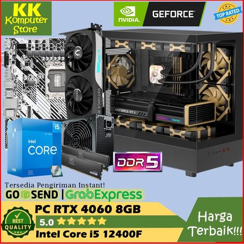 Jual pc rakitan gaming rtx 4060 8gb | ram 32gb ddr5 | core i5 12400f [ pc gaming editing core i5 ...
